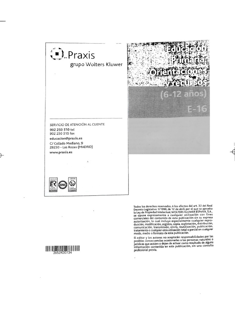 Educacion Primaria Orientaciones y Recursos - Praxis | PDF | Aprendizaje | Cognición