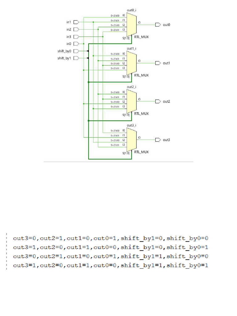 Barrel Shifter Diagram | PDF