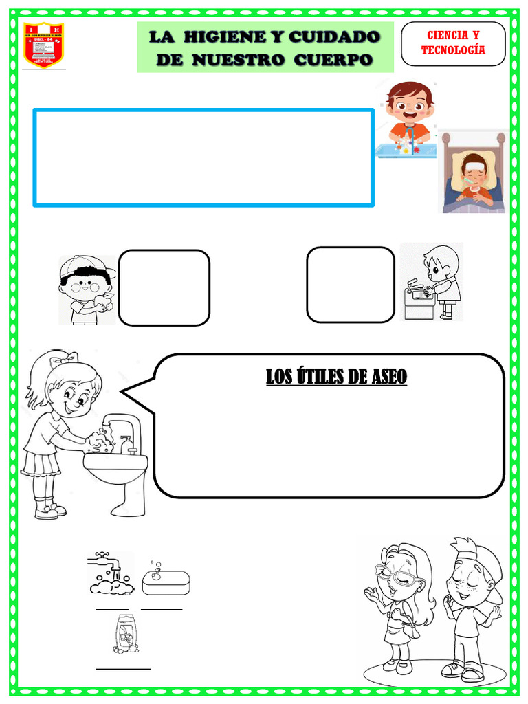Ficha CT - Practicamos La Higiene y Cuidado de Nuestro Cuerpo | PDF
