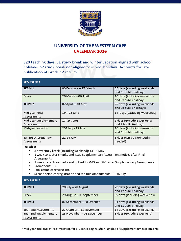 2026-Calendar | PDF | Academic Term | Public Services