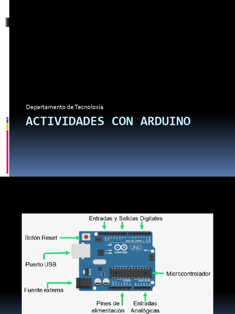 Actividades Con Arduino.pptx | PDF | Arduino | Programa de computadora