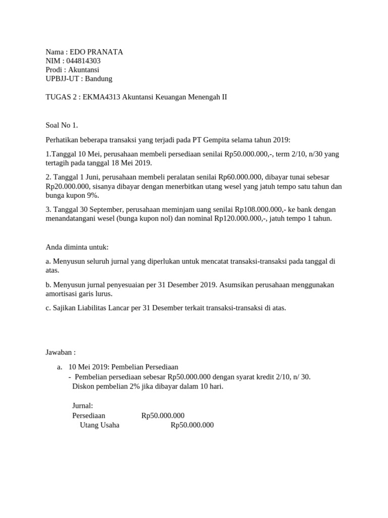 Tugas 2 Edo Pranata | PDF