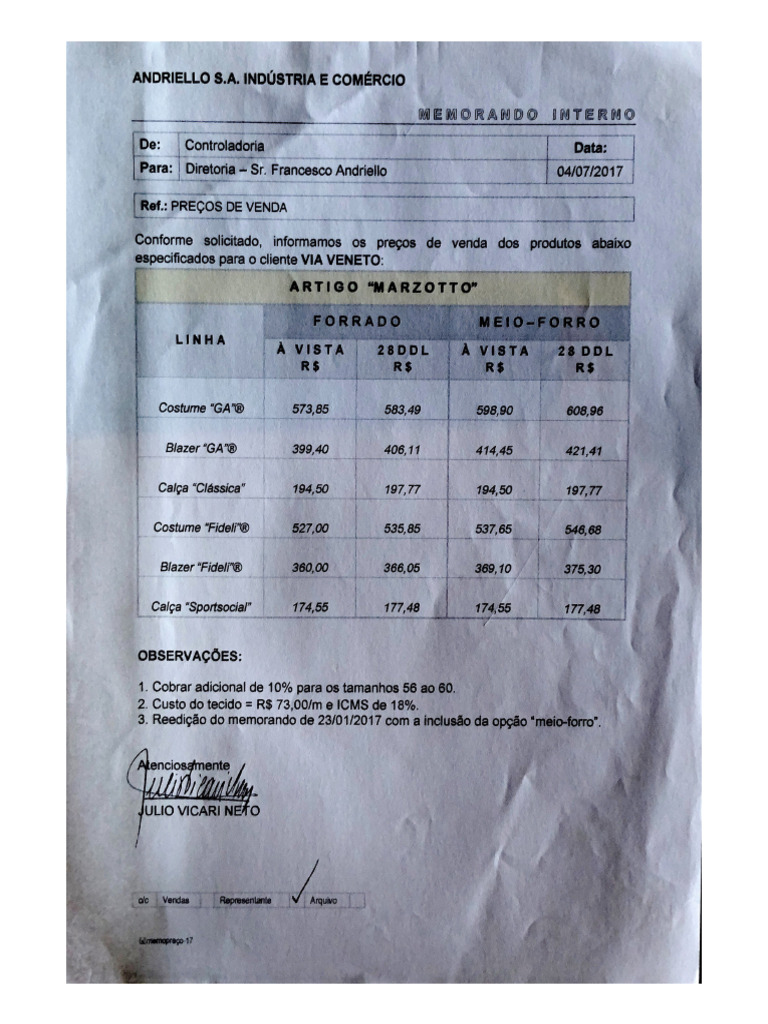 Andriello S.A. Indústria e Comércio 44 | PDF