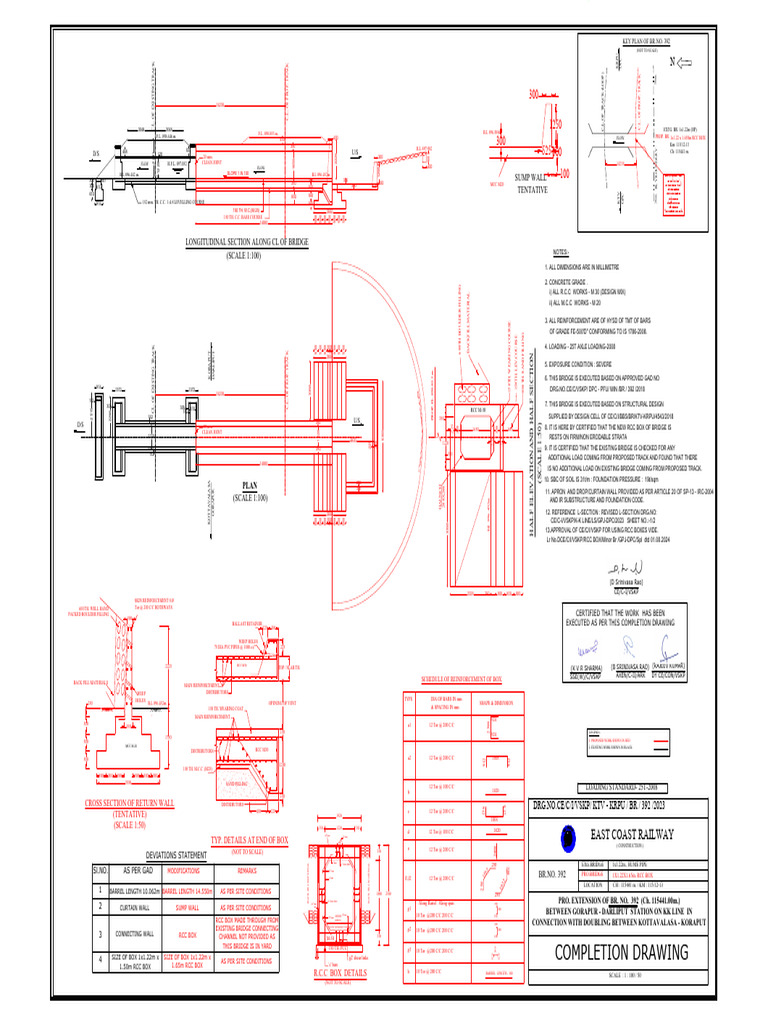 Completion Drawing: Sump Wall Tentative | PDF