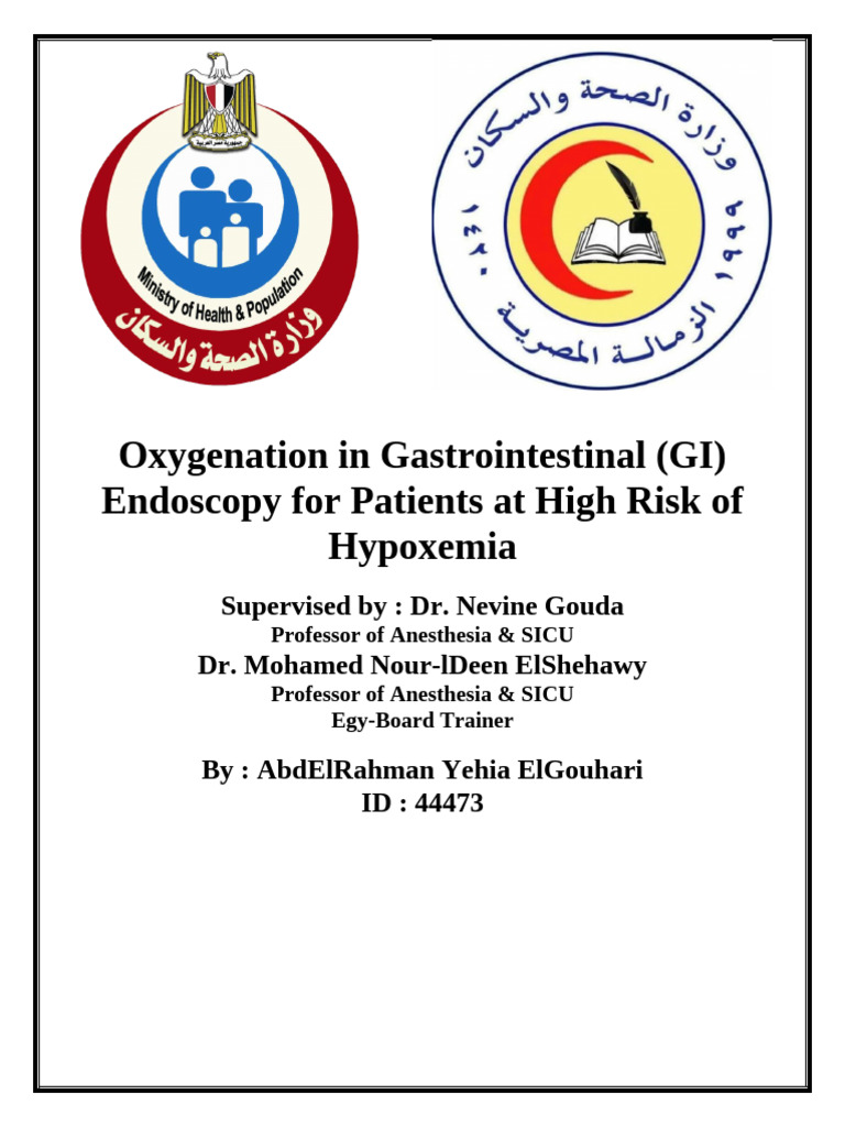 Oxygenation of GI Endos | PDF | Breathing | Apnea