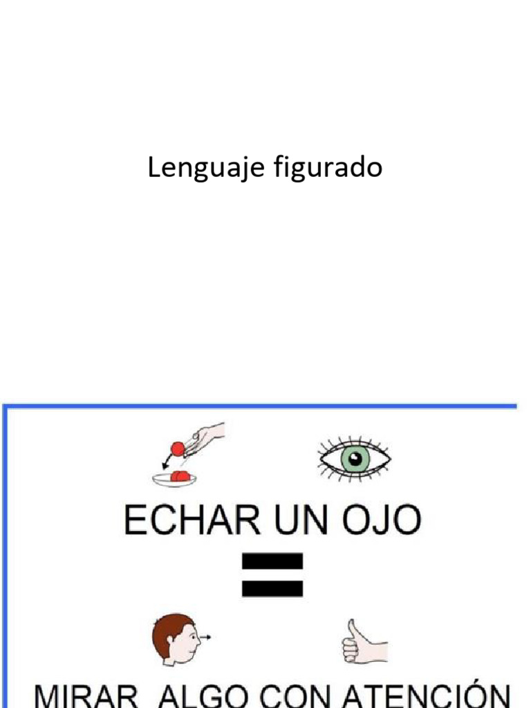 Lenguaje Figurado Ejemplos | PDF