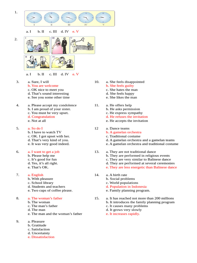 English Conversation Practice Examples | PDF