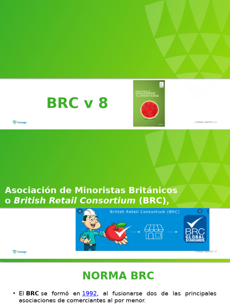 BRC | PDF | Análisis de Riesgo y Puntos Críticos de Control