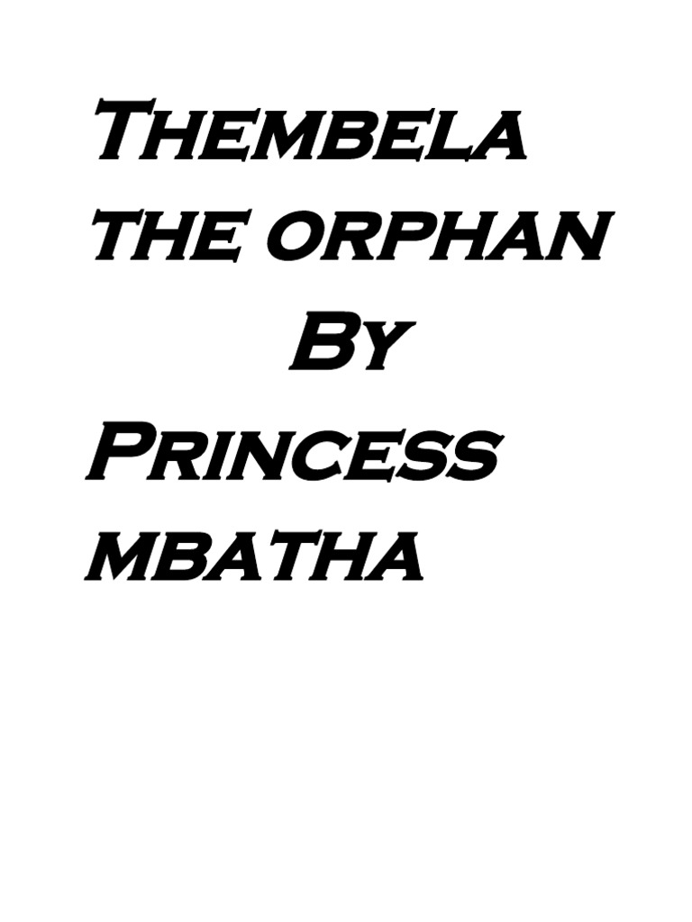 Thembela The Orphan | PDF