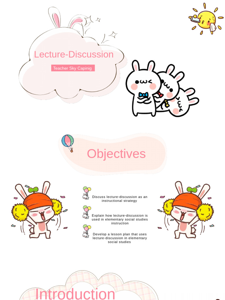Effective Lecture-Discussion in Social Studies | PDF | Teachers ...