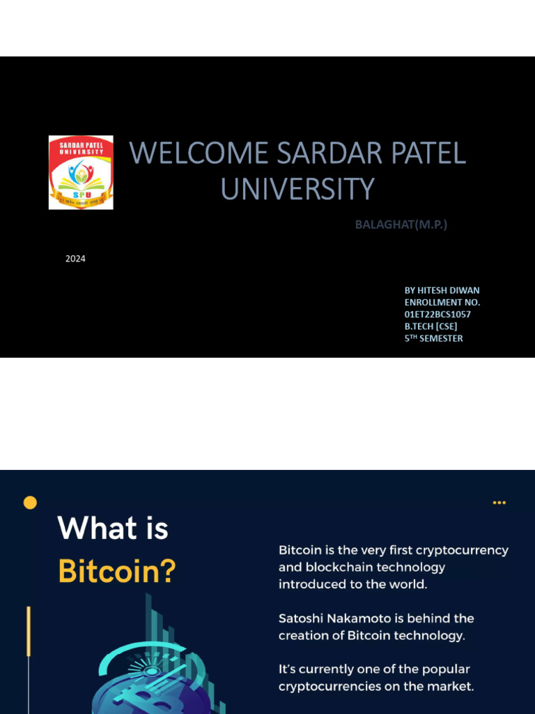 Bitcoin PPT HD1 | PDF