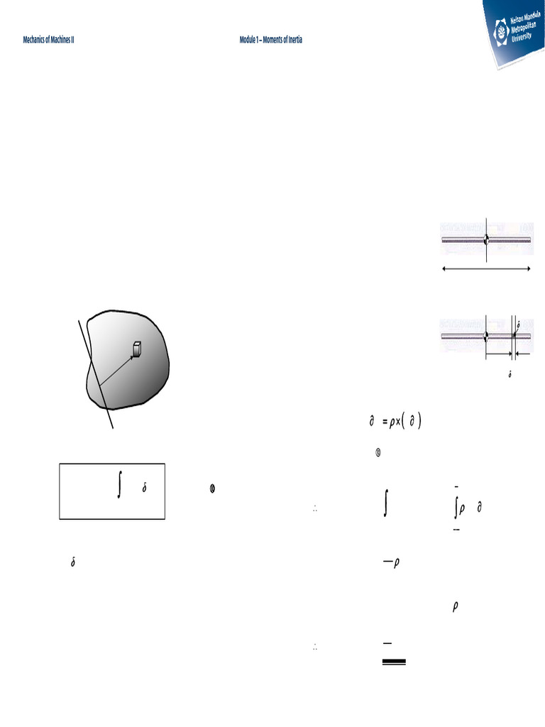 Module 1 - Mass Moments Of Inertia 40-43 | PDF | Rotation Around A ...