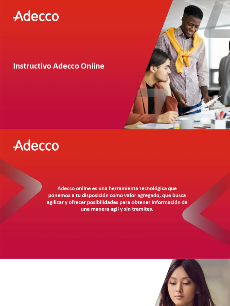 Instructivo Creaciã N de Usuario Adecco - Employees | PDF | Contraseña ...