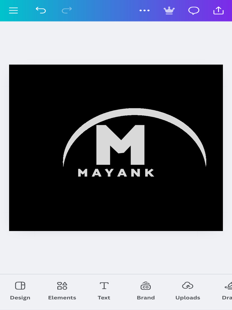 Black Grey Simple Modern Name Logo - Logo - Canva | PDF
