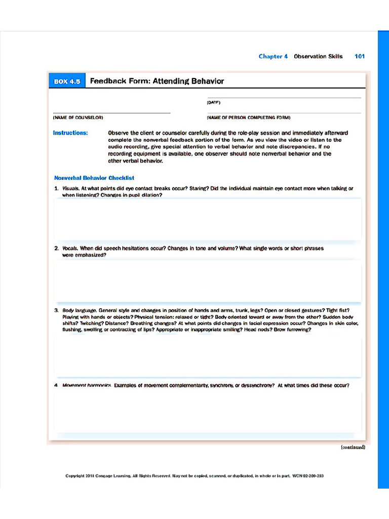 Homework (Intro to Counseling) | PDF