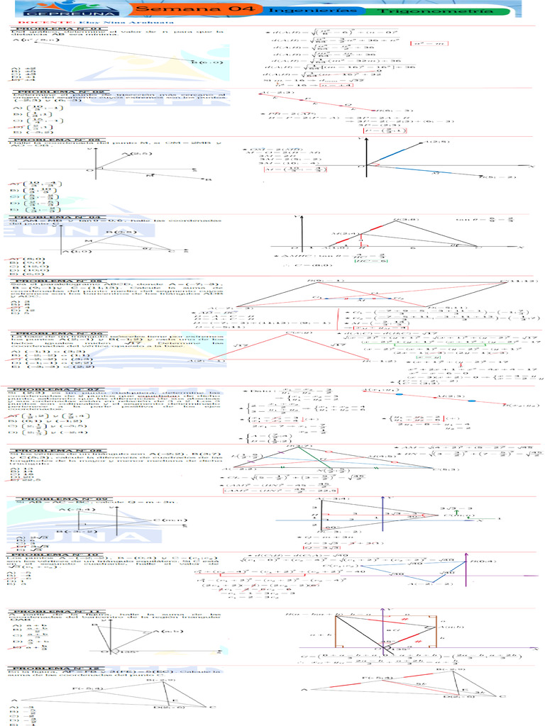 Trigonometría Sem4 | PDF