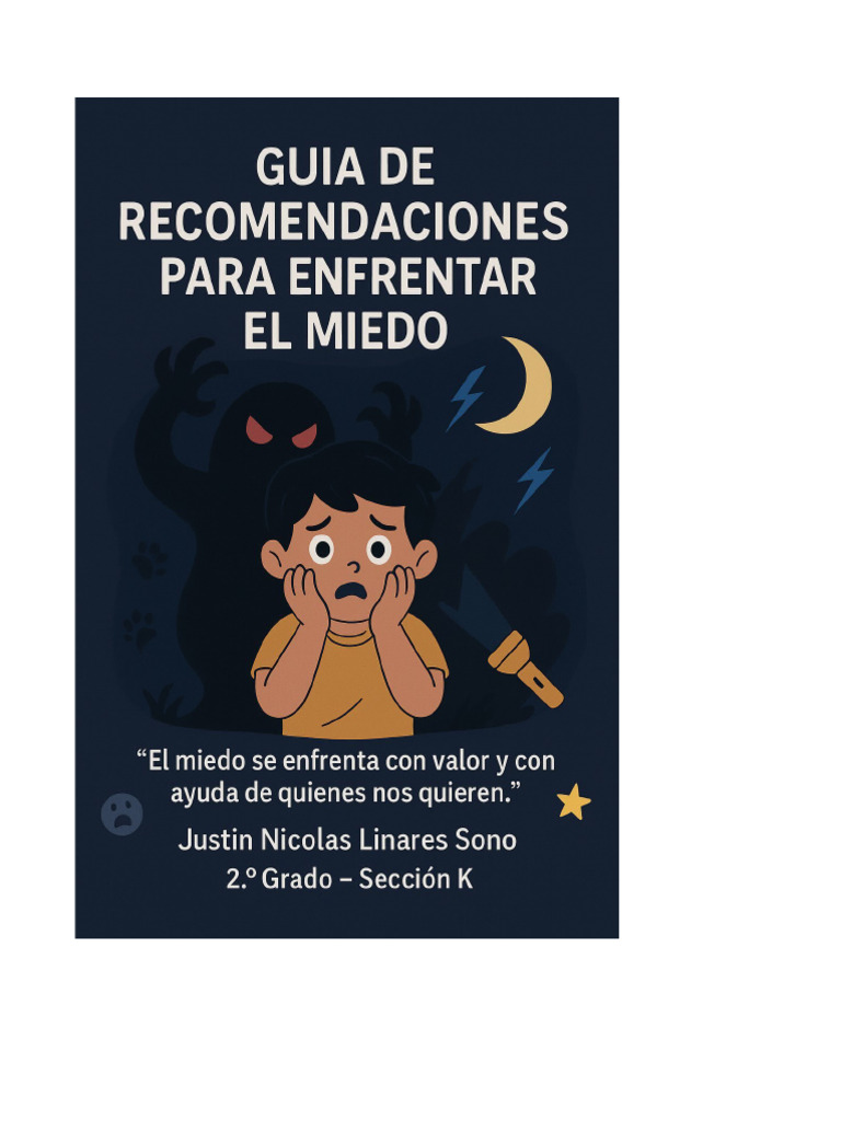 Portada Miedo Justin Nicolas Linares | PDF