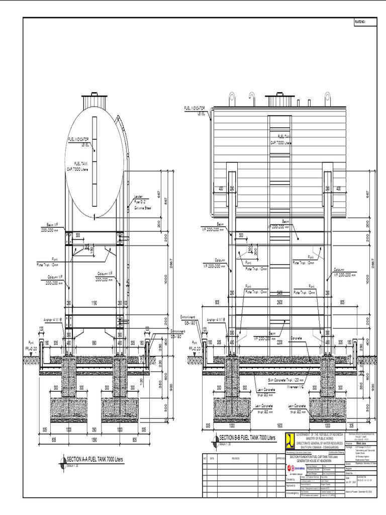 Fuel Tank 7000 Liter 02 | PDF | Building Materials | Components