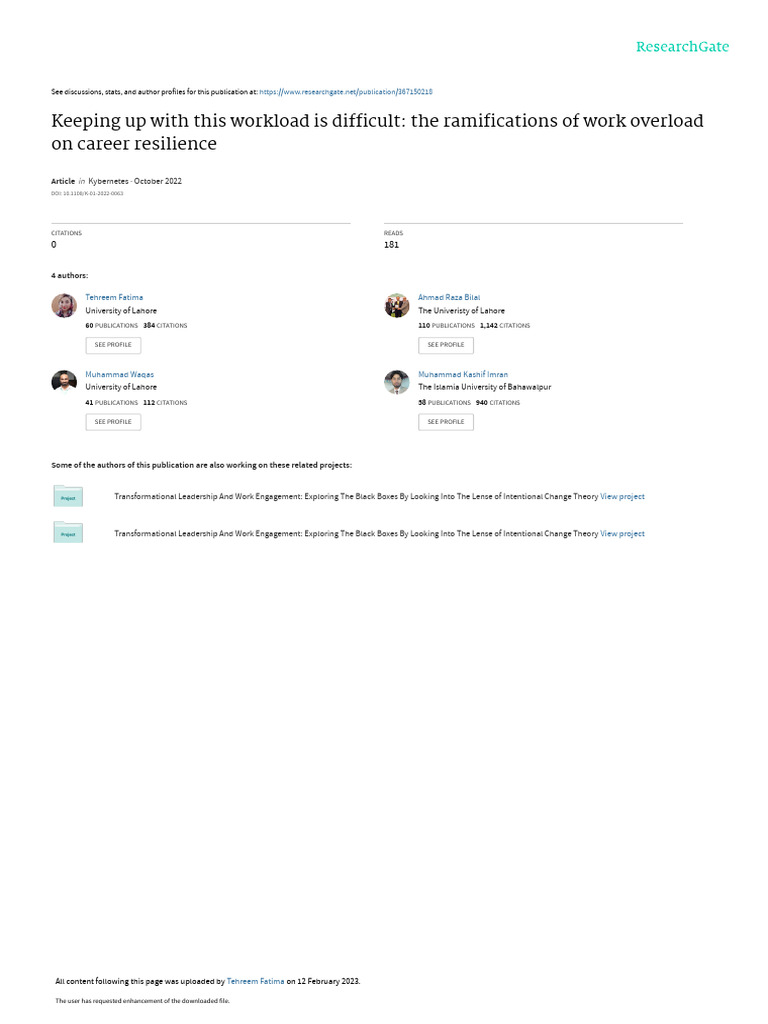Article 2 | PDF | Psychological Resilience | Structural Equation Modeling