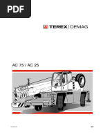 Terex-Demag AC 100/4L Load Chart | PDF | Crane (Machine) | Machines
