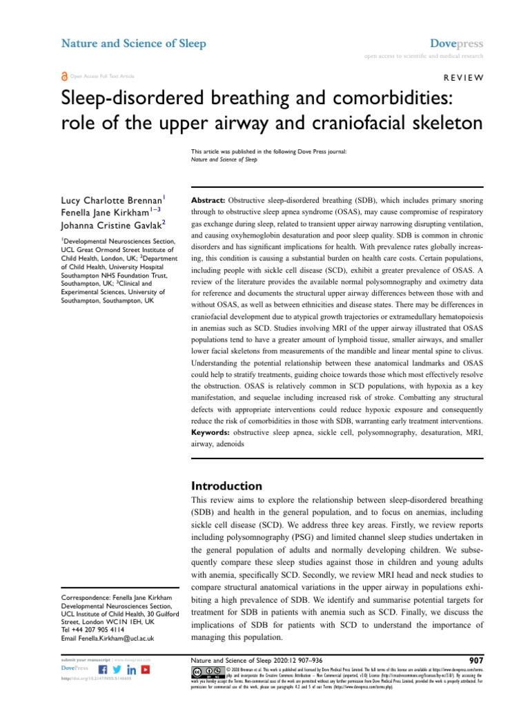 sleep-disordered-breathing-and-comorbidities-role-of-the-up | PDF ...