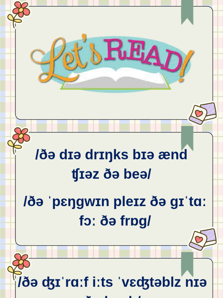 Phonetic Reading | PDF