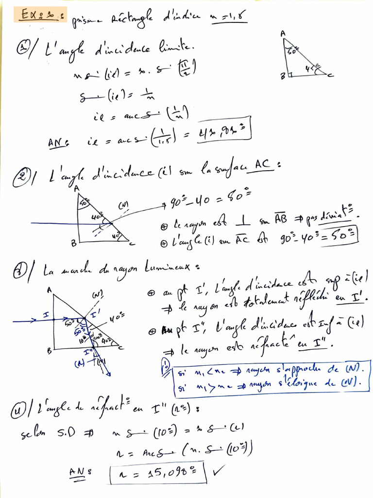 Serie 2_Correction _ Exo 1-2-3 | PDF
