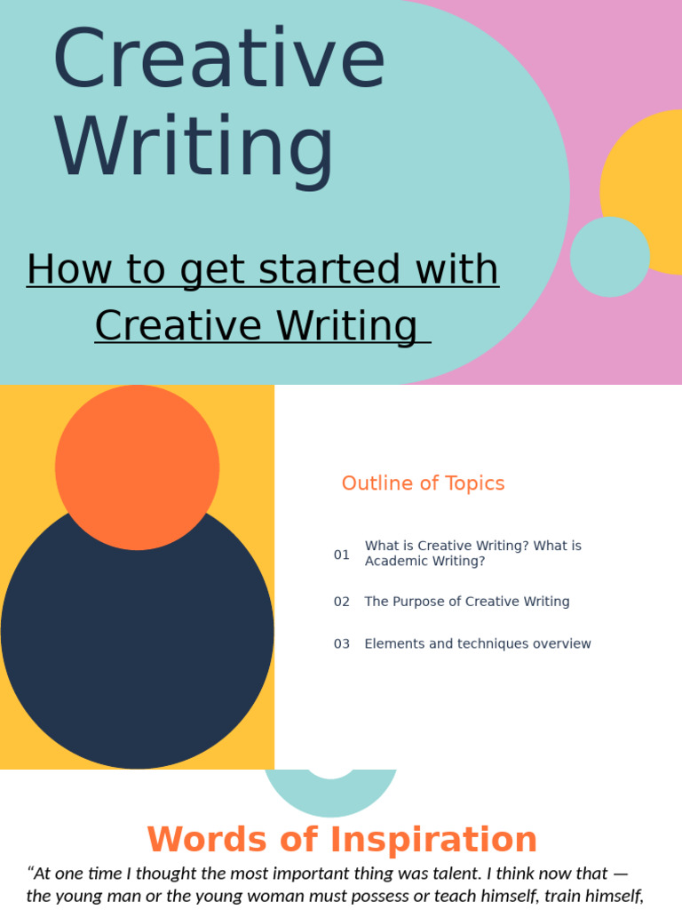 Creative Writing - Introduction | PDF | Human Communication | Writing
