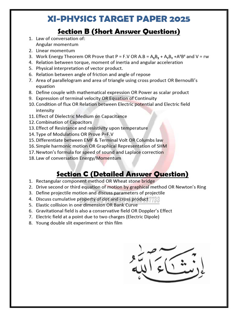 Xi-Physics Target Paper 2025 | PDF