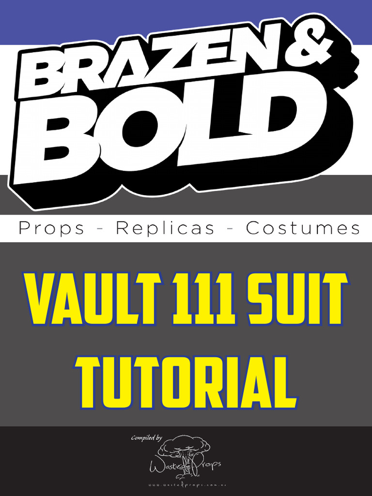 Vault 111 Suit Tutorial | PDF | Seam (Sewing) | Sewing