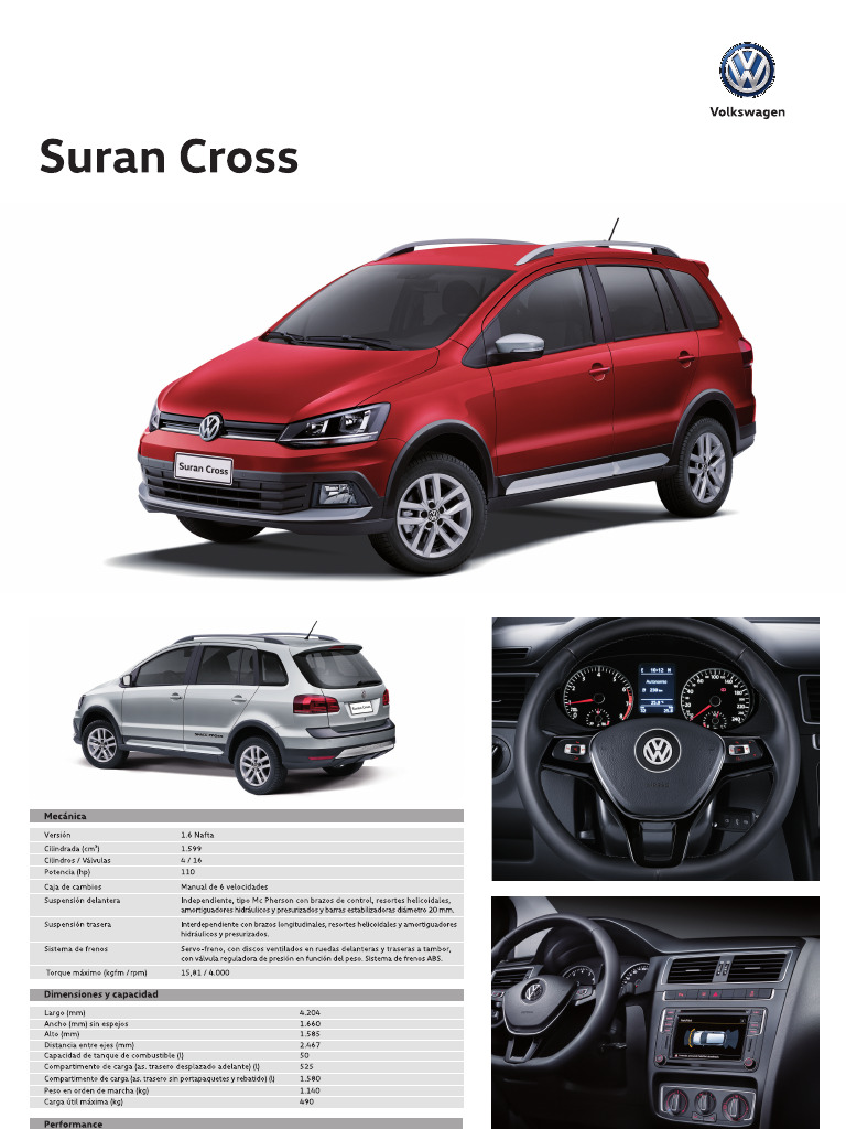 VW Suran Cross 2017 UY | PDF
