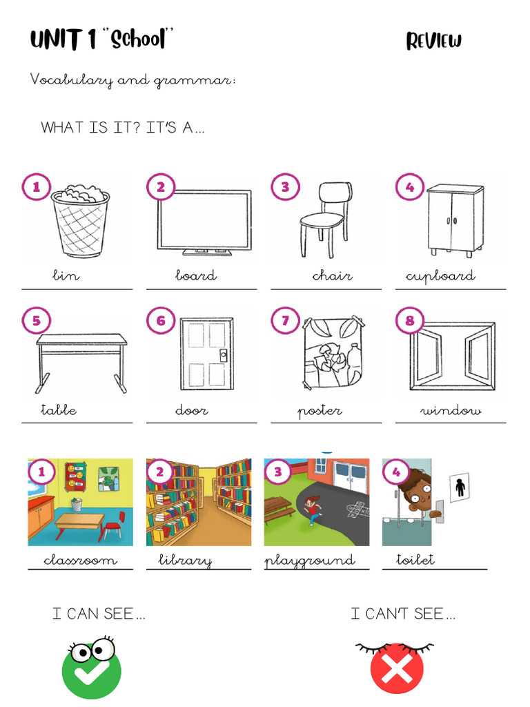 UNIT 1 'School'' | PDF