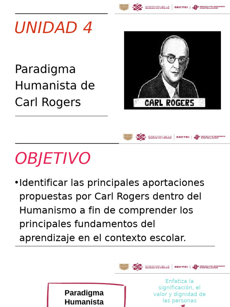 Unidad 4 Carl Rogers | PDF