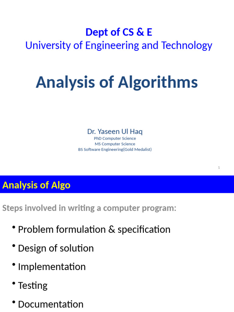 Analysis of Algo 1-6 | PDF | Time Complexity | Mathematical Analysis