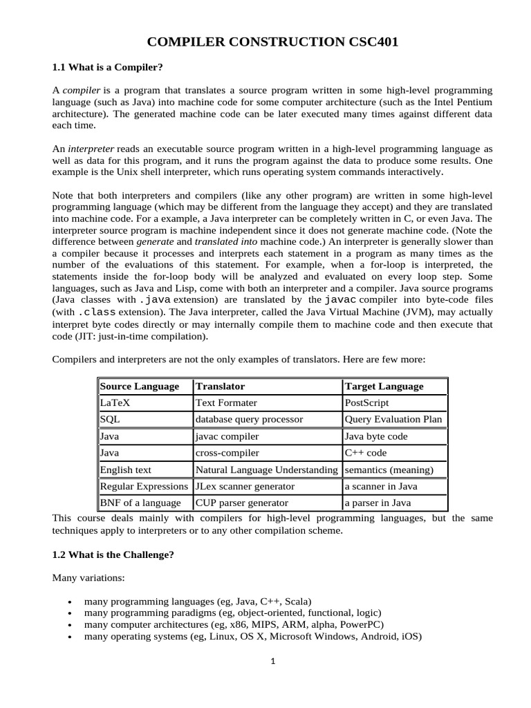 Compiler Design_My Note | PDF | Compiler | Computer Program