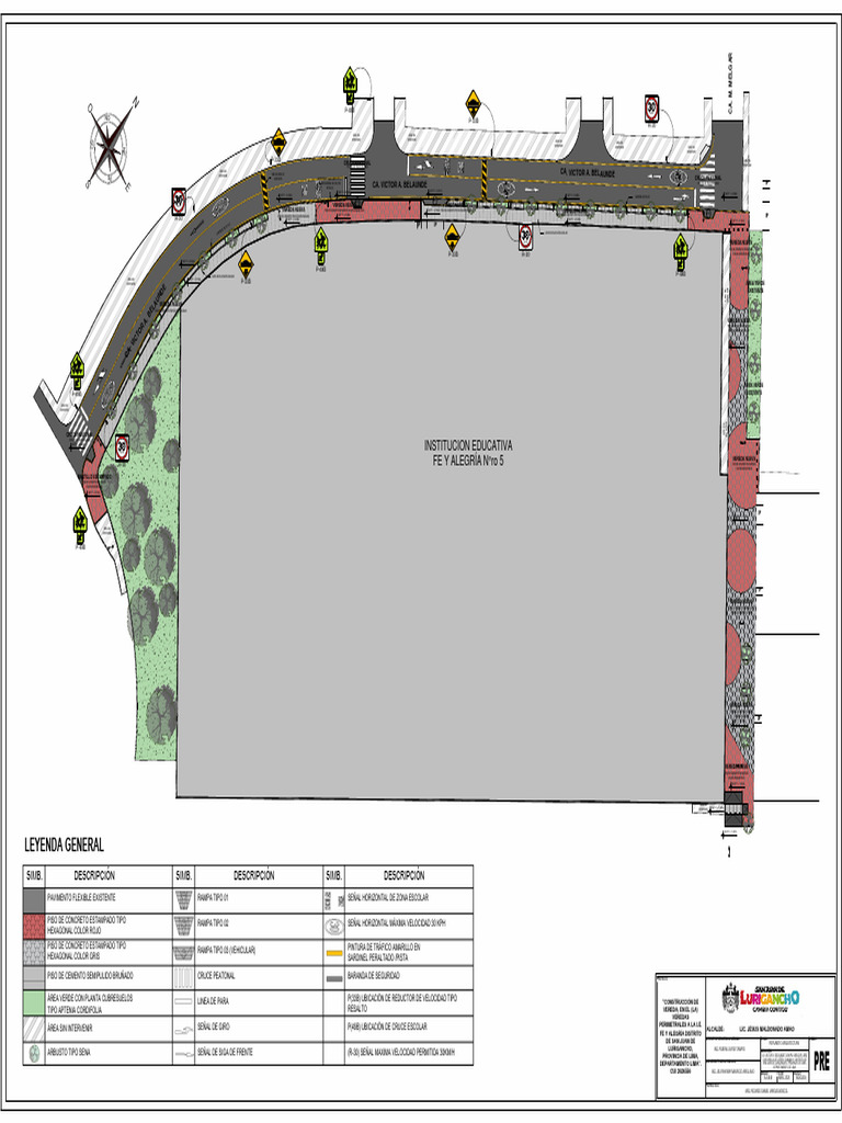 Plano - A105 - Plano de Replanteo | PDF