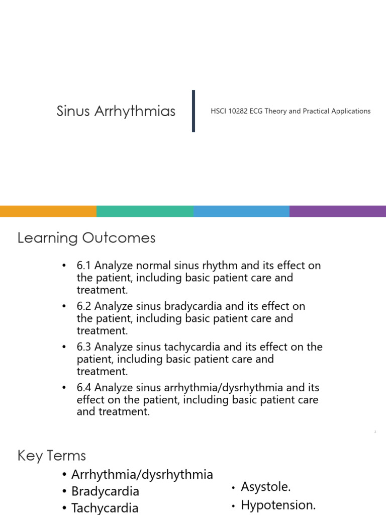 ECG Sinus Arrhythmias-2 | PDF | Heart Rate | Heart