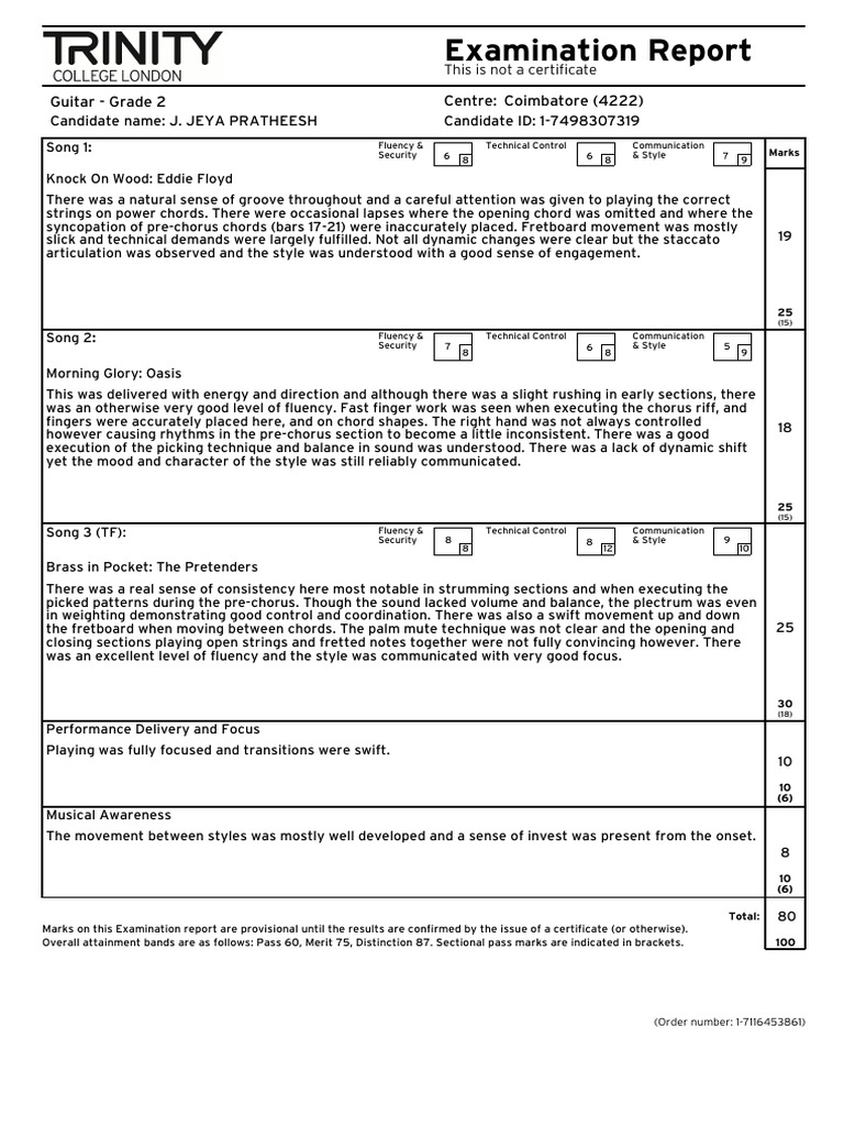1-3GKV0LH - 1-7498307319 - Rock and Pop Grade 2 Digital - Exam Report ...