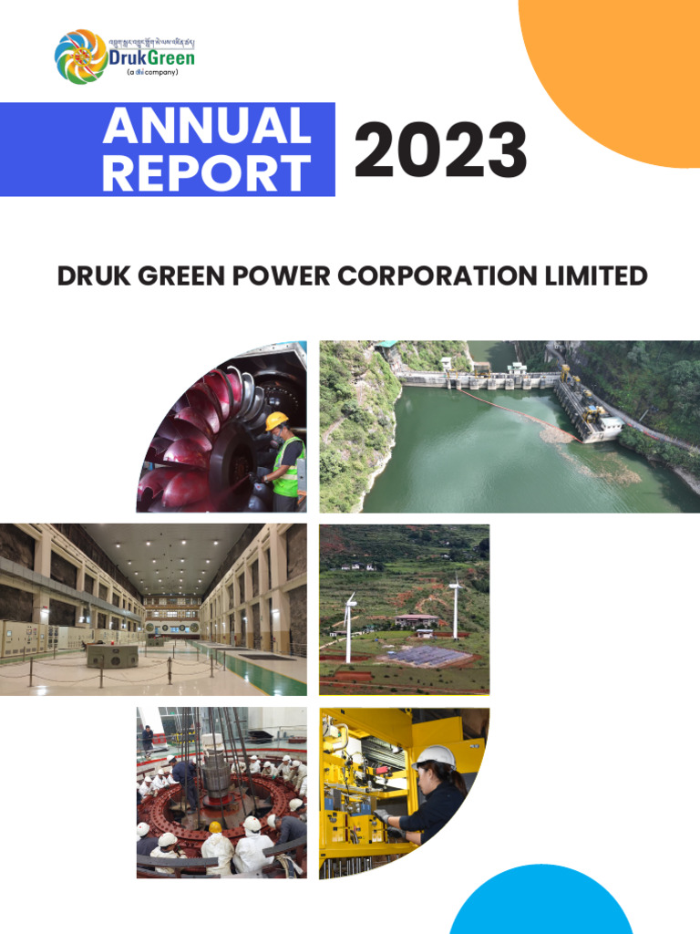 DGPC Annual Report 2023 | PDF | Hydroelectricity | Taxes