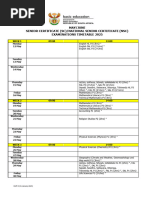 May-June 2026 SC NSC Timetable Draft 4 5 December 2025 | PDF ...