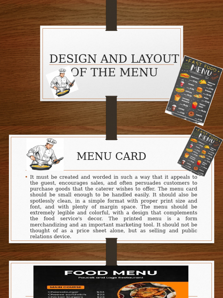 DESIGN-AND-LAYOUT-OF-THE-MENU | PDF | Menu | Marketing