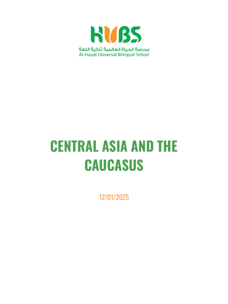 Central Asia and Caucasus Overview | PDF | Central Asia | Caucasus