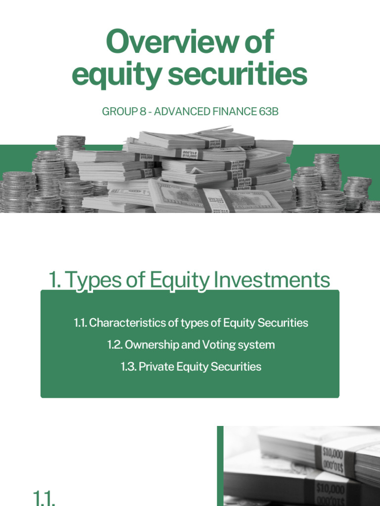 Overview of Equity Securities | PDF | Preferred Stock | Stocks
