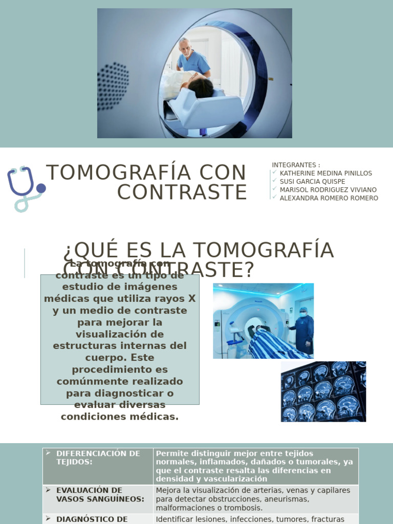 Tomografía Con Contraste | PDF | Tracto gastrointestinal | Neoplasias
