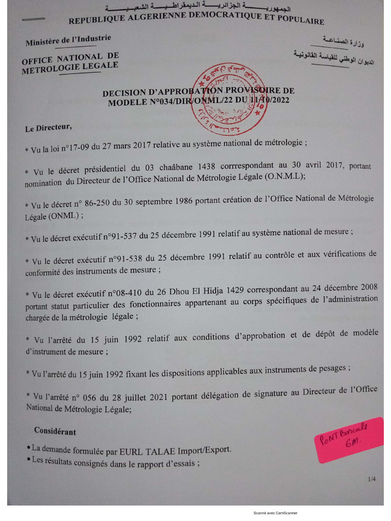 Pont Bascule 6m | PDF