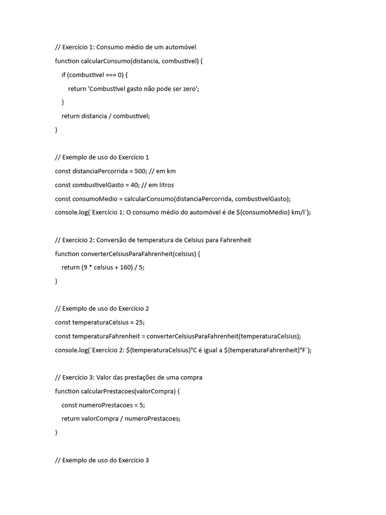 Atividade I - JS Básico | PDF | Economias