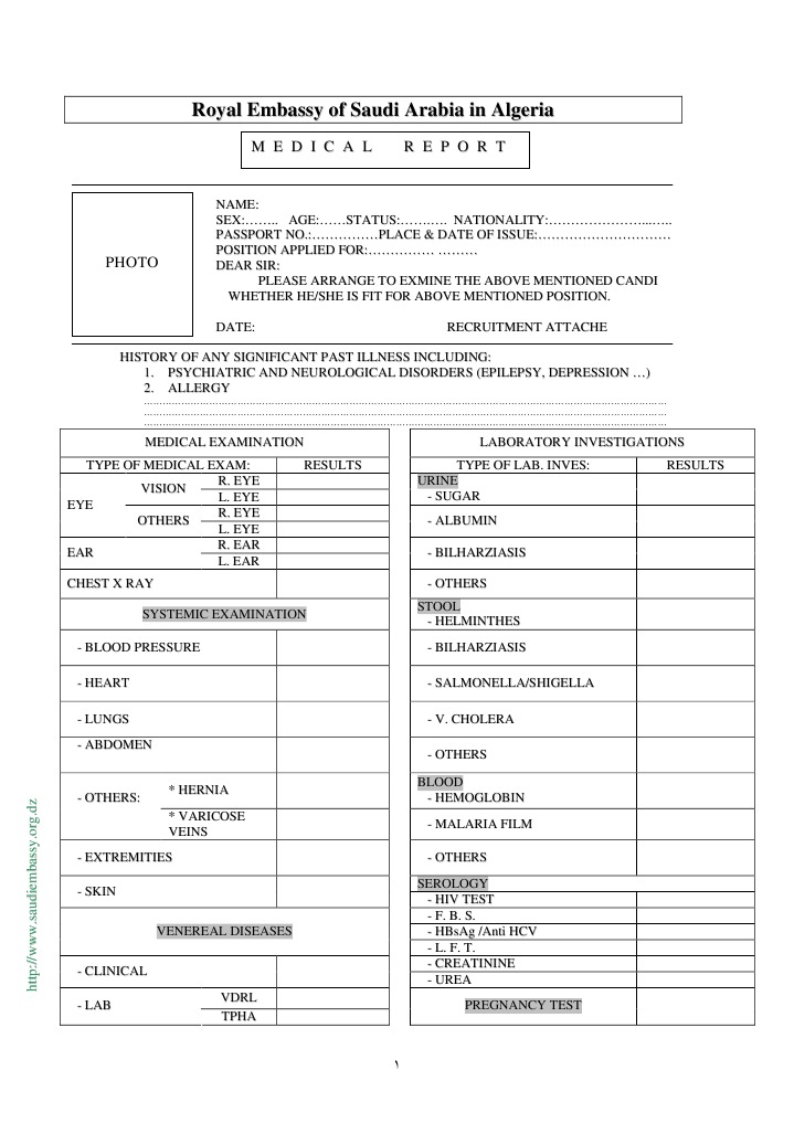Medical Report | PDF
