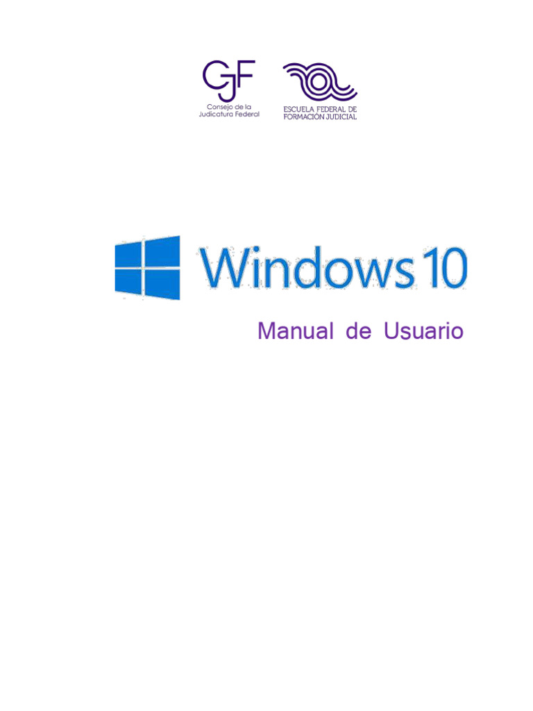 MANUAL Microsoft Windows 10 | PDF | Ventana (informática) | Windows 10