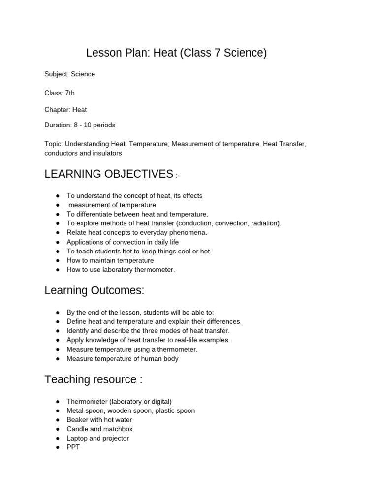 Sumit ch-3 Class-7th Science | PDF | Heat Transfer | Heat