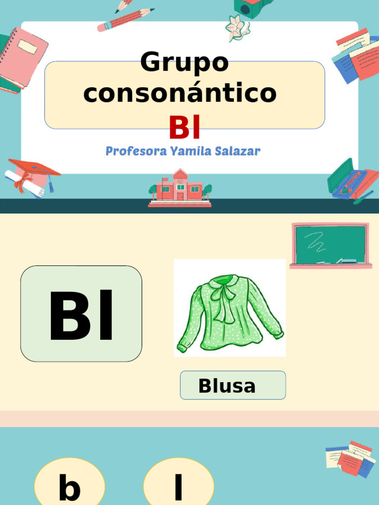 Grupo Consonantico BL | PDF
